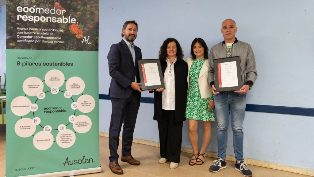 Ausolan rep la primera certificació a Espanya de Menjador ...